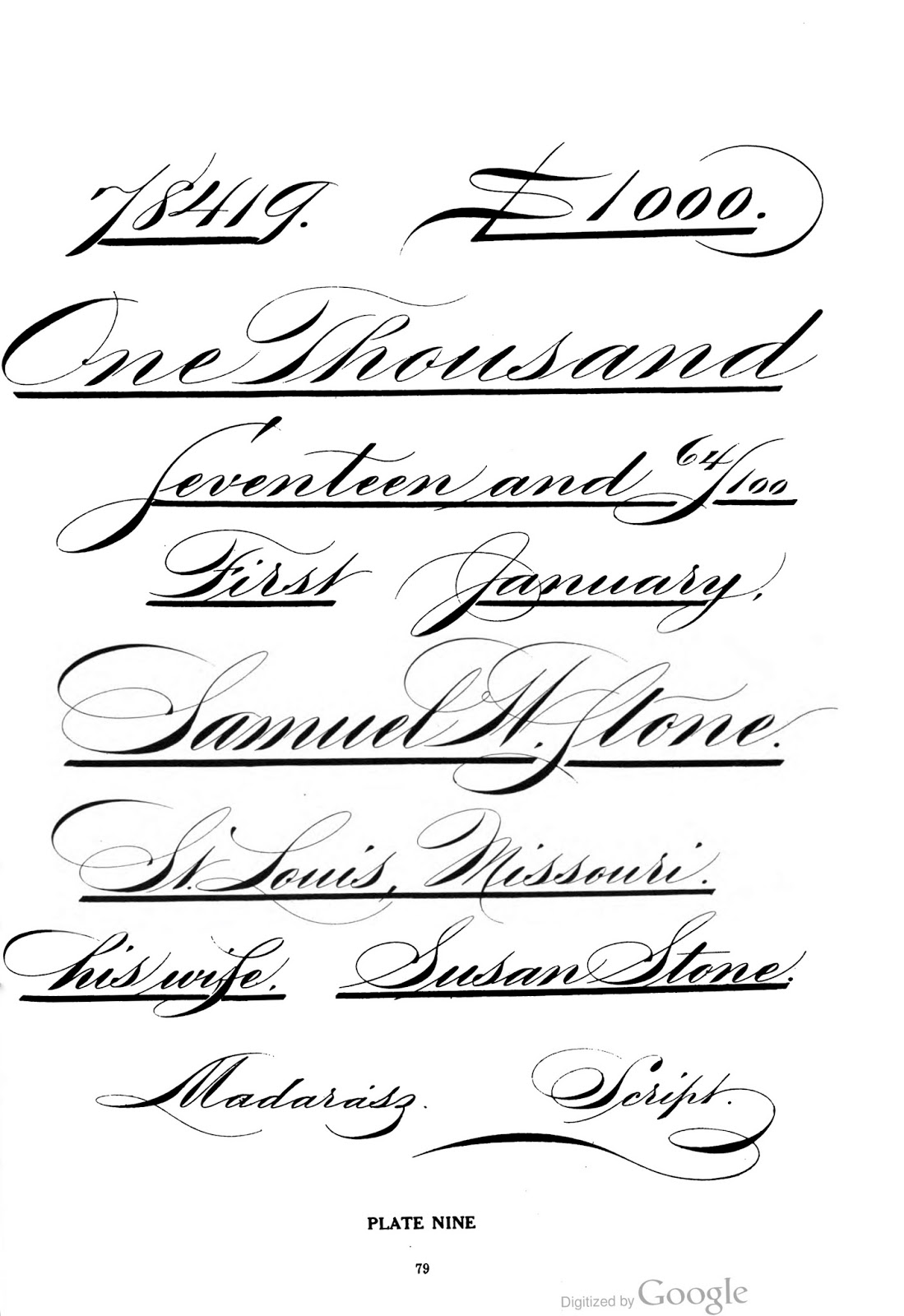 Tenth Letter of the Alphabet: Lettering: Louis Madarasz, Master Penman