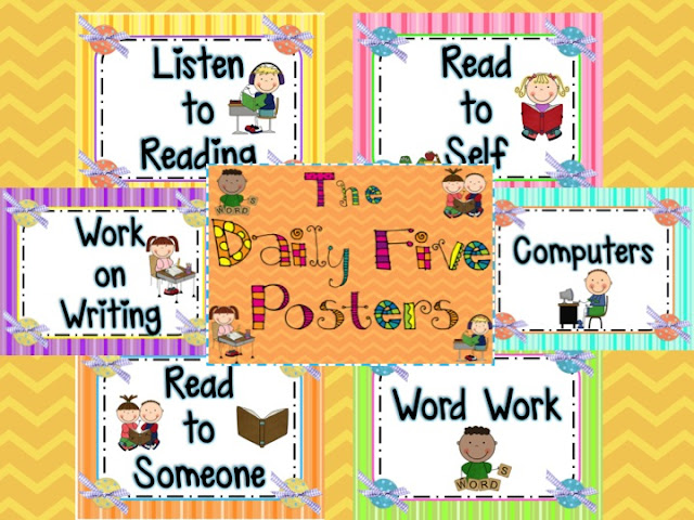 Second Grade Discoveries with Miss Bily: Daily 5 Posters