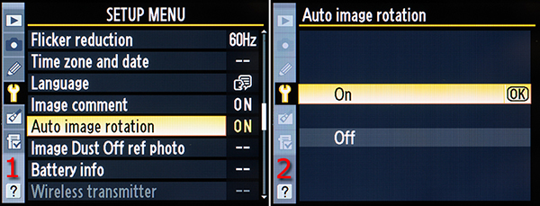 The Nikon Companion: Auto Image Rotation vs. Rotate Tall