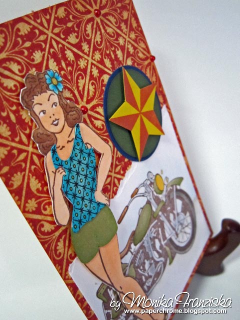 Paper Chrome: Vintage Bombshell Tag