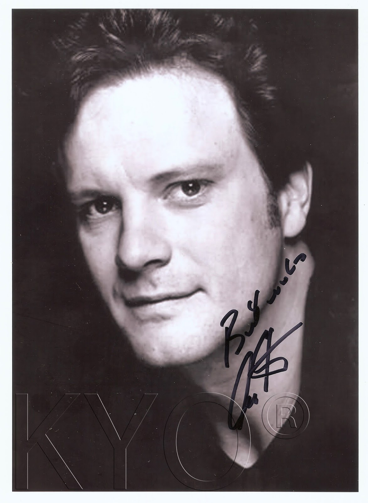 Chris Autographs: Colin Firth