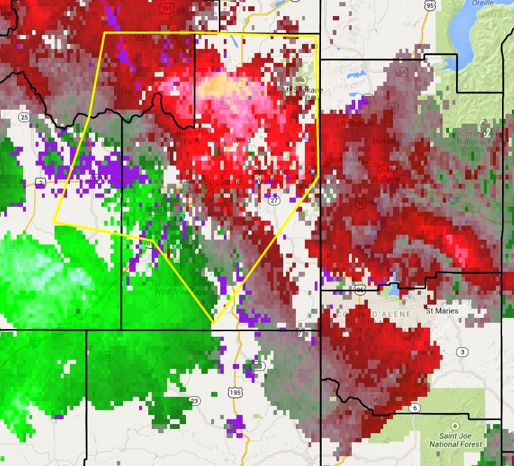 Inland Northwest Weather Blog: July 23 2014 Severe Thunderstorm Review