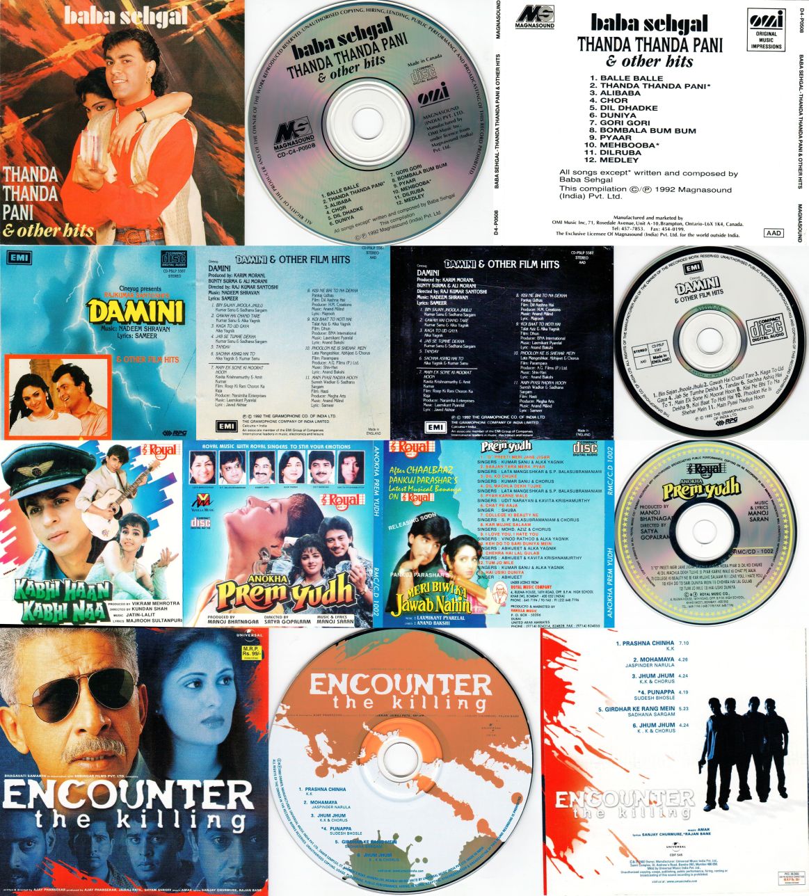 Bollywood Music A To Z Cds. visit to download http ...