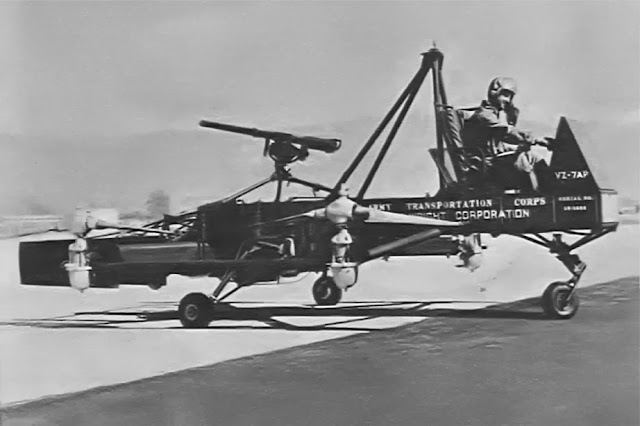 Le Piasecki Model 59K "Skycar" Flying Jeep.