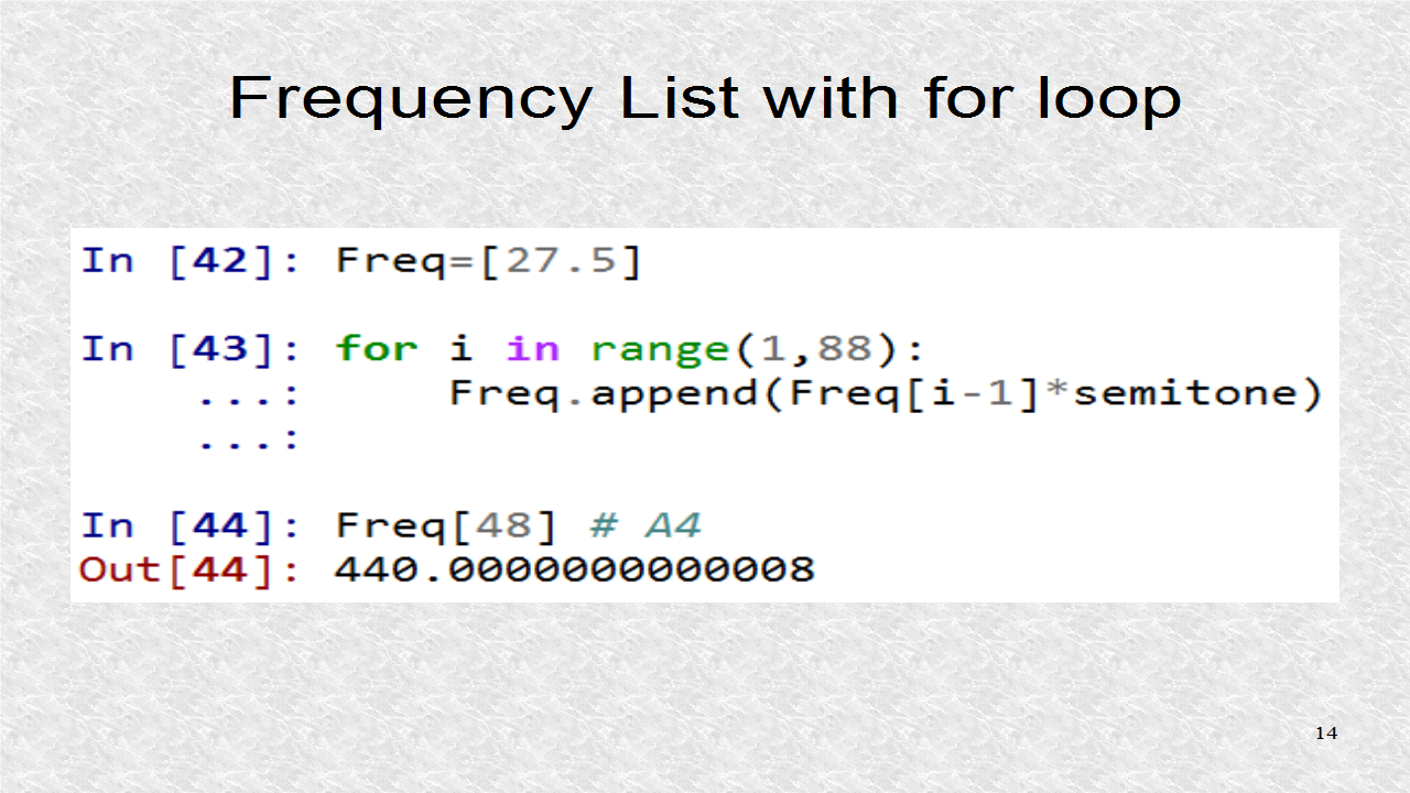 Audio Programming In Python: 8. Python List Comprehensions