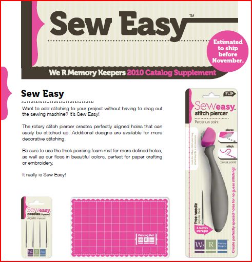 The Curtsey Boutique: We R Memory Keepers Sew Easy Review