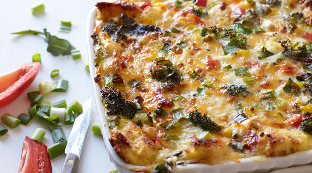 Family: A Recipe for Life: FEATURED RECIPE: Spring Vegetable Strata