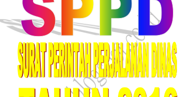 FORMAT SPPD (SURAT PERINTAH PERJALANAN DINAS) TERBARU FORMAT APLIKASI ...