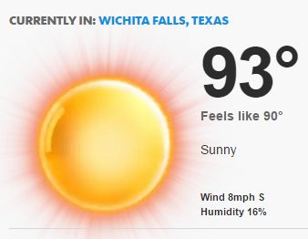 Durango Texas: 93 Degree Texas Heat Wave Before Incoming Snow