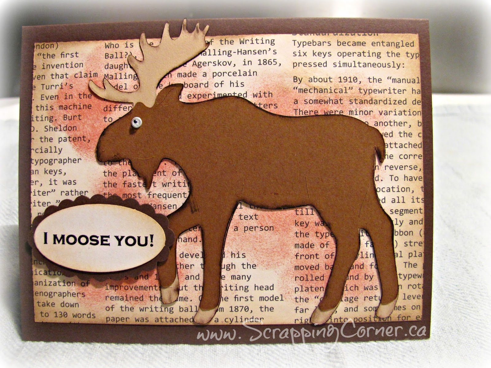 This Scrapper's Corner: I Moose You!