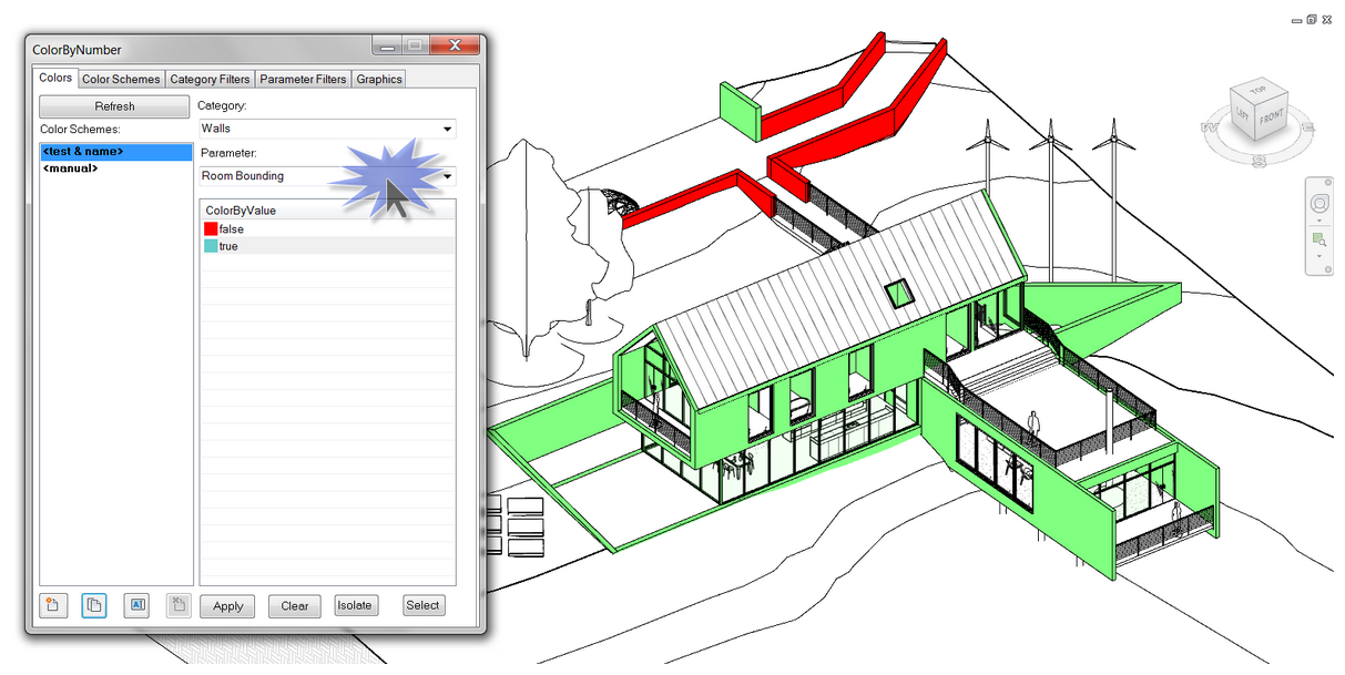 Revit Add-Ons: ColorByNumber Add-in for Revit: Color, Isolate & Select ...