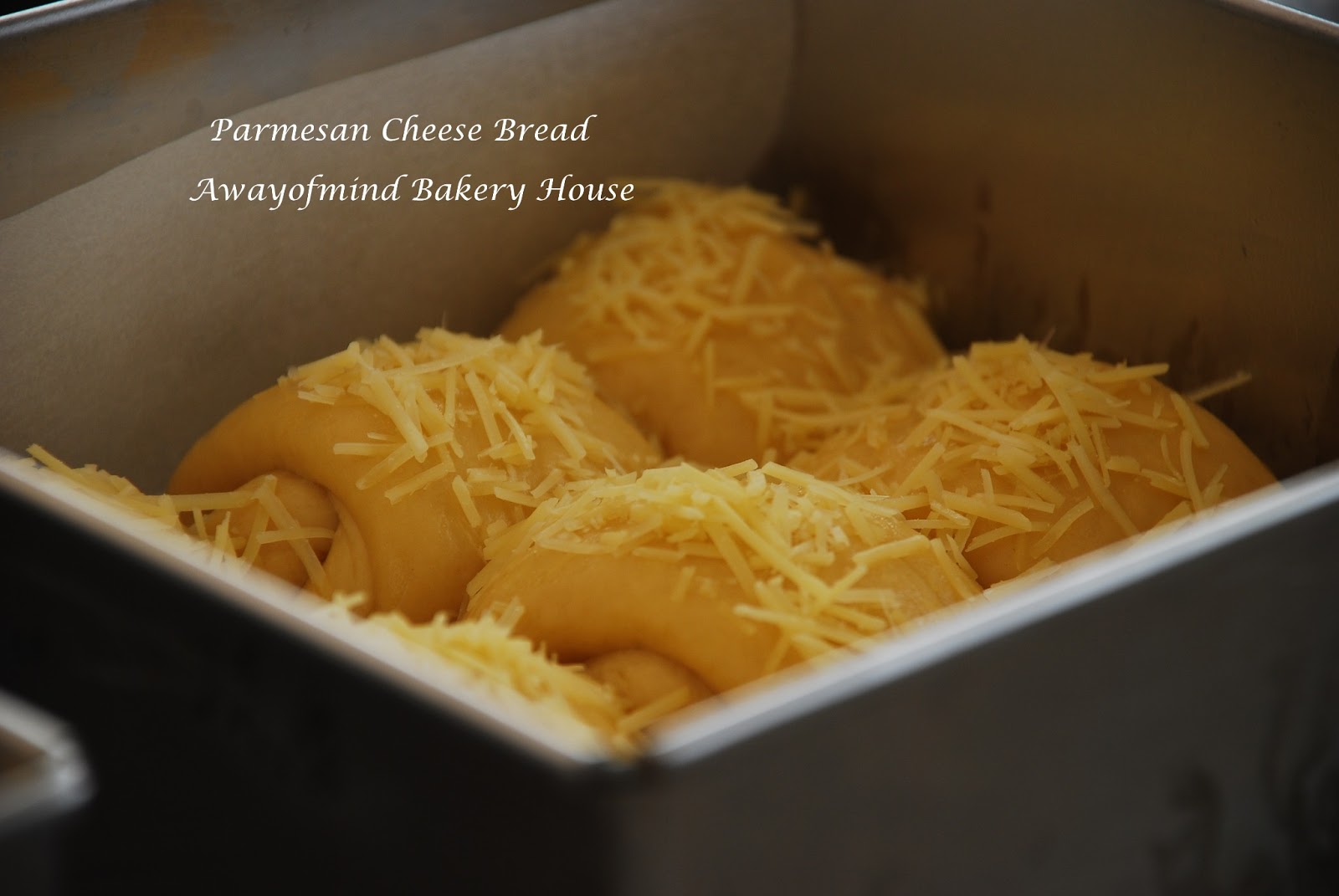 Awayofmind Bakery House: Parmesan Cheese Bread (straight dough method)