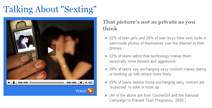 Common Sense Media Talking About Sexting ~ Class Of Tech