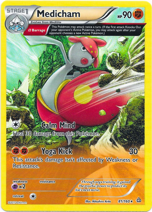 Medicham 81/160 -- Primal Clash Pokemon Card Review | PrimetimePokemon ...