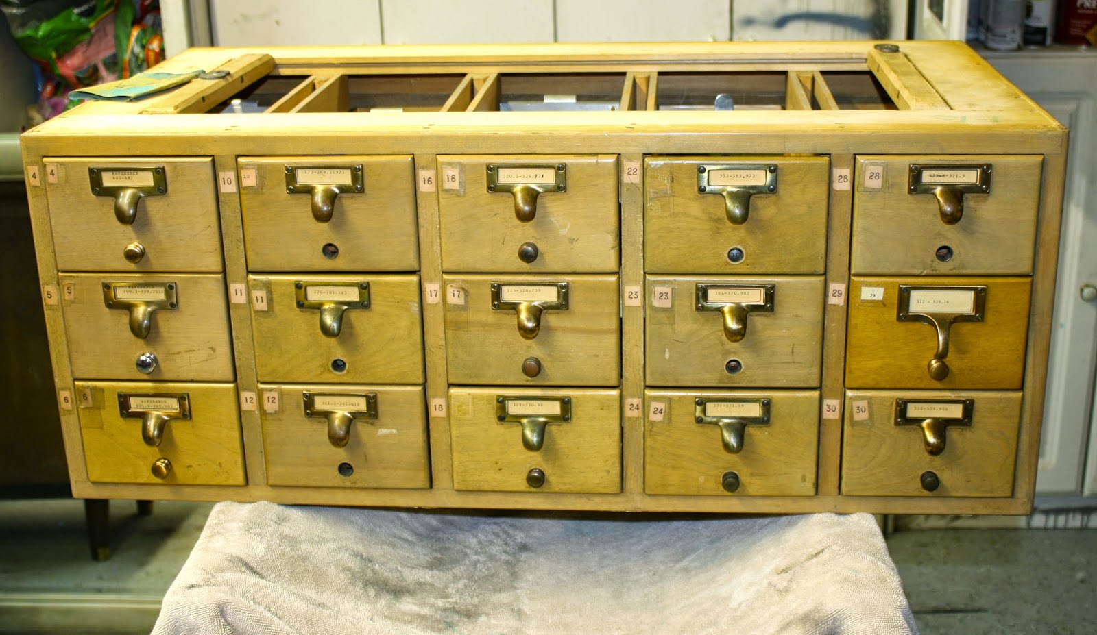 MakeMePrettyAgain: The Elusive Card Catalogs and How I Repurposed Mine!