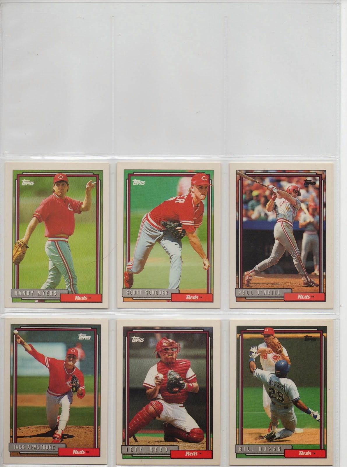 Cincinnati Reds Baseball Card Collector: 1992 Topps Cincinnati Reds ...