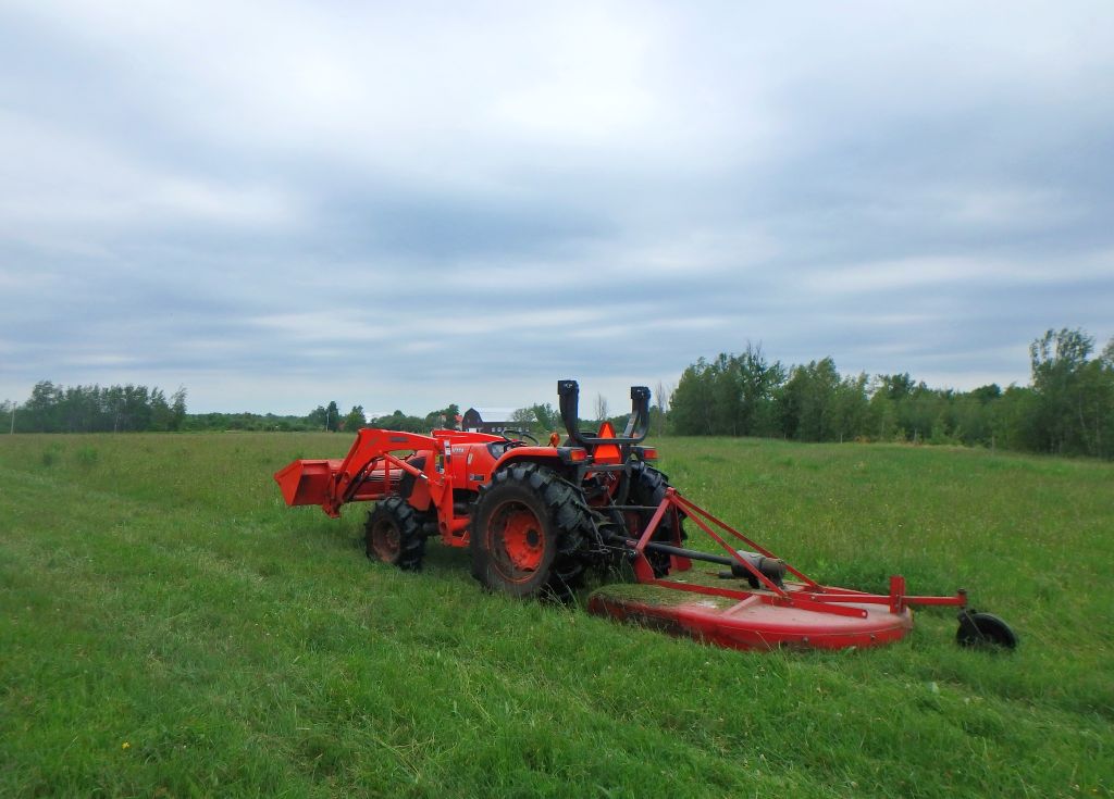 Windswept Adventure: Around The Farm, Bush Hogging The South Field