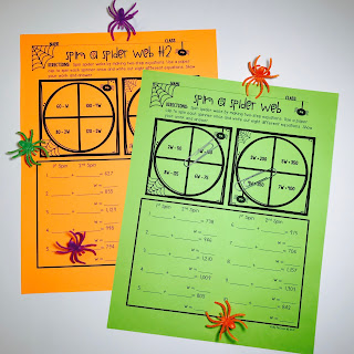 Kelly McCown: Halloween Middle School Math Activities & Games