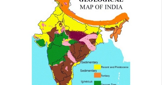GEOLOGICAL STRUCTURE OF INDIA - UPSC - TNPSC General Knowledge