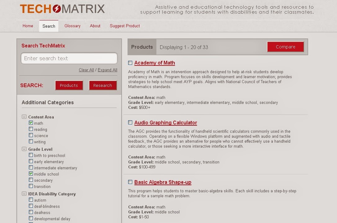 Assistive Technology: TECHMATRIX