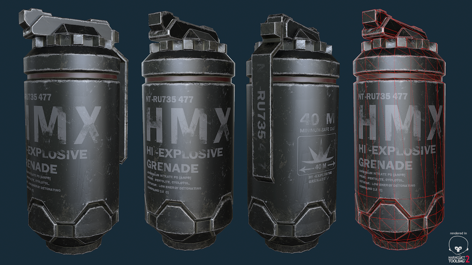 HI -EXPLOSIVE GRENADE