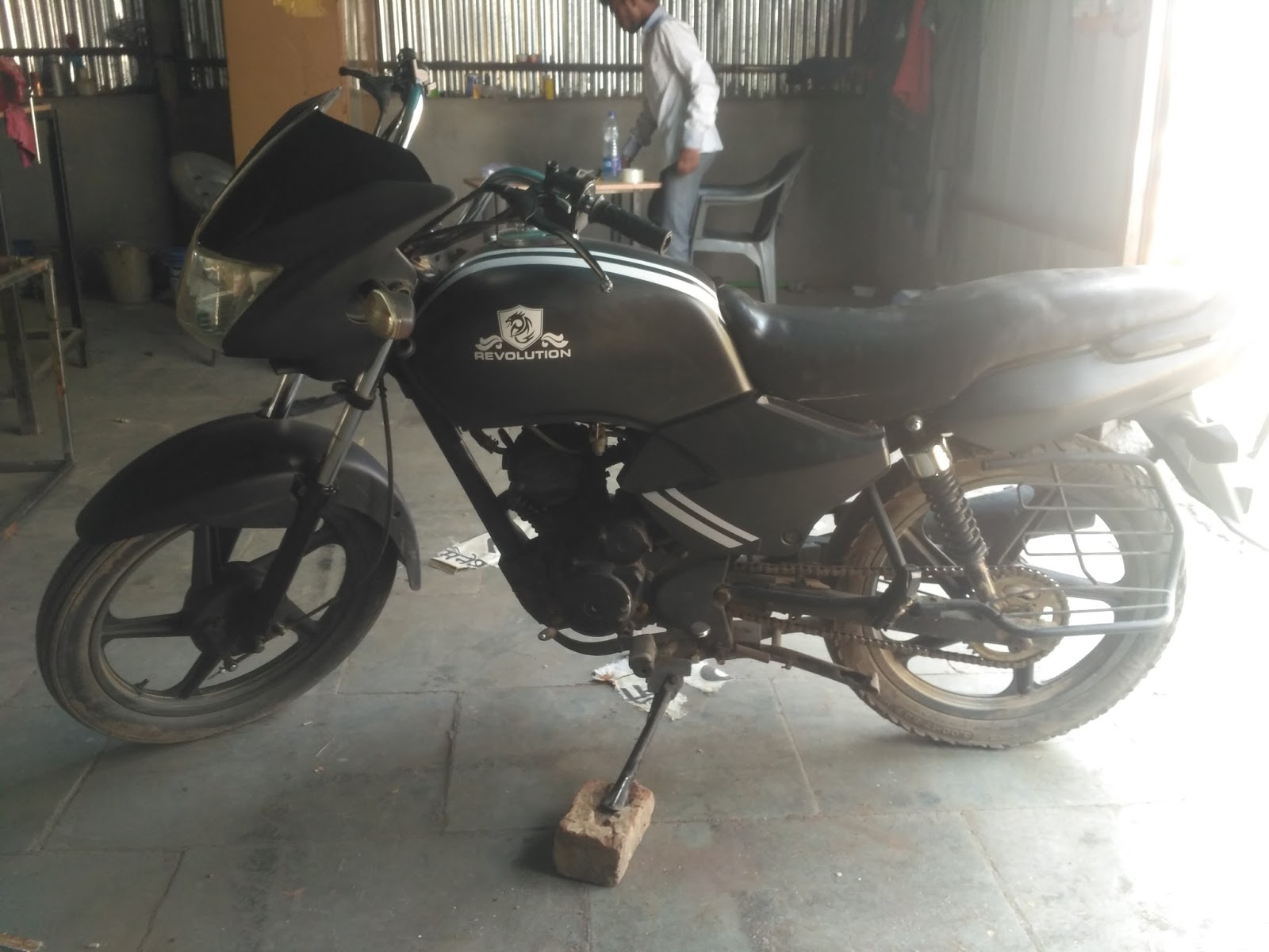 TVS star city modified