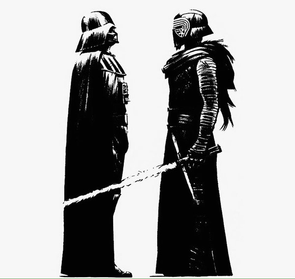 Darth Vader: DARTH VADER CARA A CARA KYLO REN