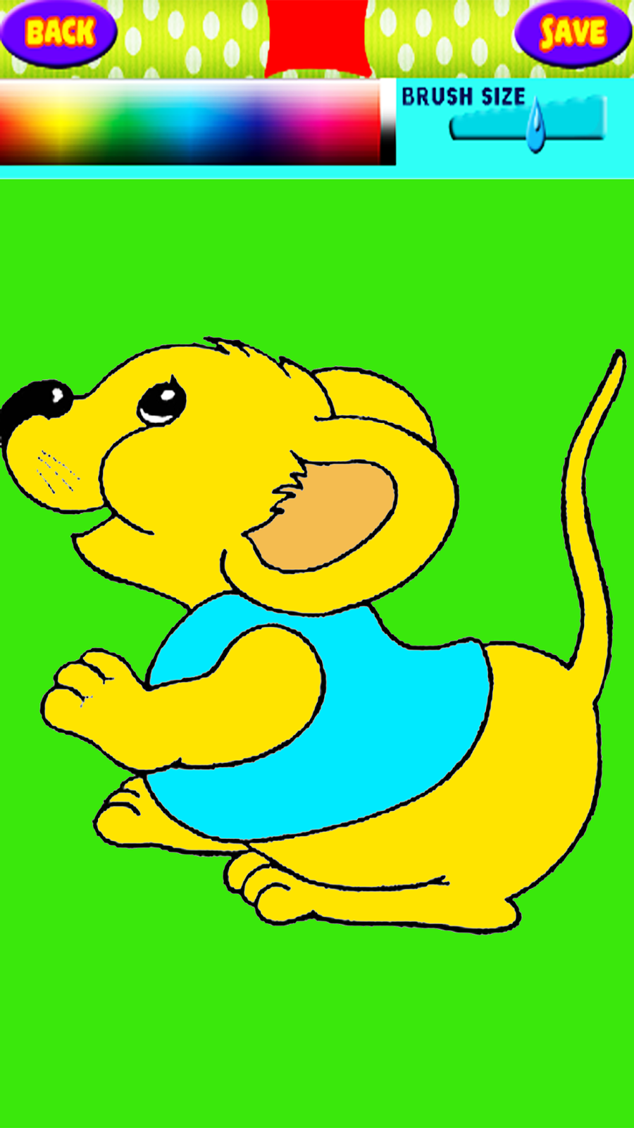 Kids Games Coloring Page Pep Mouse Version