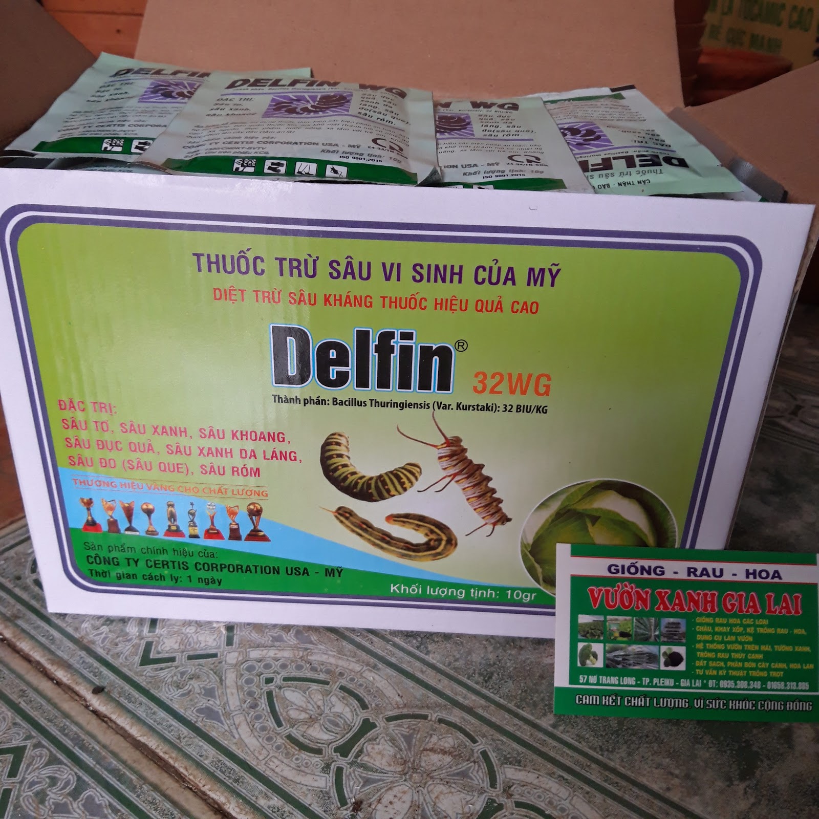 DELFIN 32 WG (USA)-THUỐC TRỪ SÂU SINH HỌC CỦA CỦA MỸ