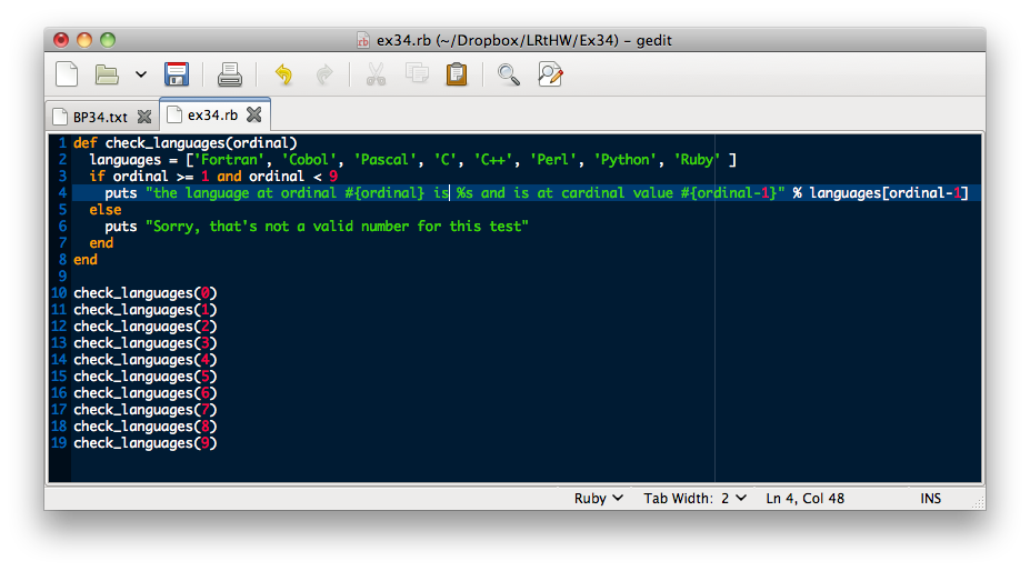 TESTHEAD: Exercise 34: Accessing Elements Of Arrays: Learn Ruby The ... TESTHEAD: Exercise 34: Accessing Elements Of Arrays: Learn Ruby The ...