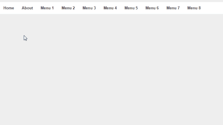 Menu Horizontal Responsive Dengan Overflow List Menjadi Drop Down