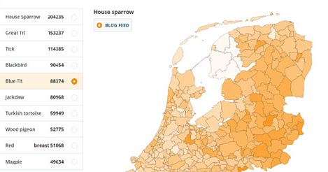 Maps Mania: The National Dutch Bird Count