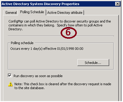 SCCM 2012: How to enable Active Directory System Discovery