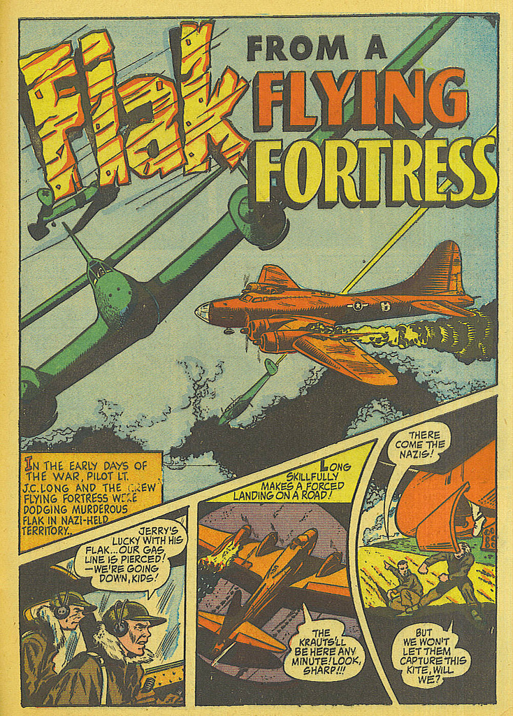 Saved From The Paper Drive: Comic Book Short Story~ Flak From a Flying ...