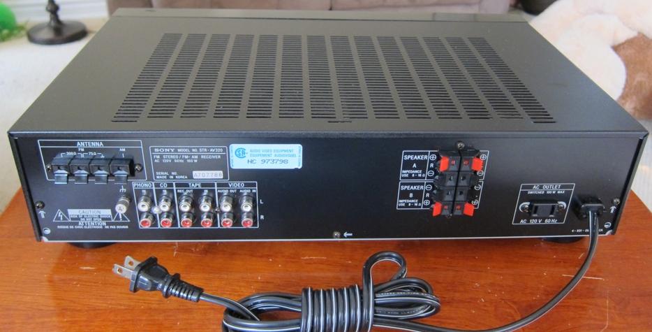 Component Review: Sony STR-AV320 Audio Video Control Center