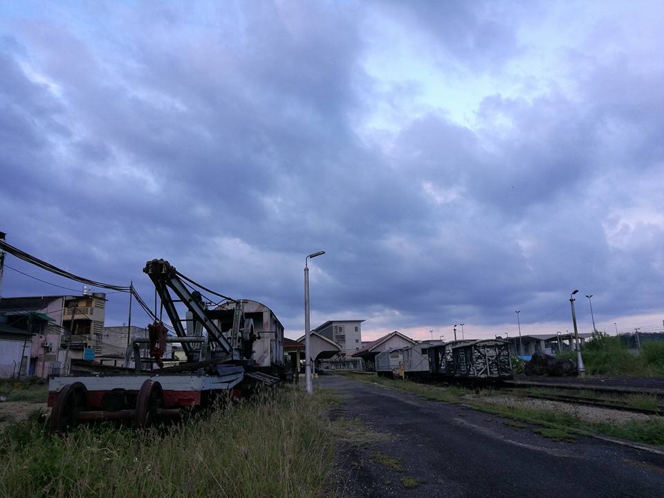 MALAYSIA's LEADING HERITAGE SITE: Railroad Crane at Gemas Train Station