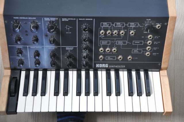 MATRIXSYNTH: Korg MS10 with Wood Sides