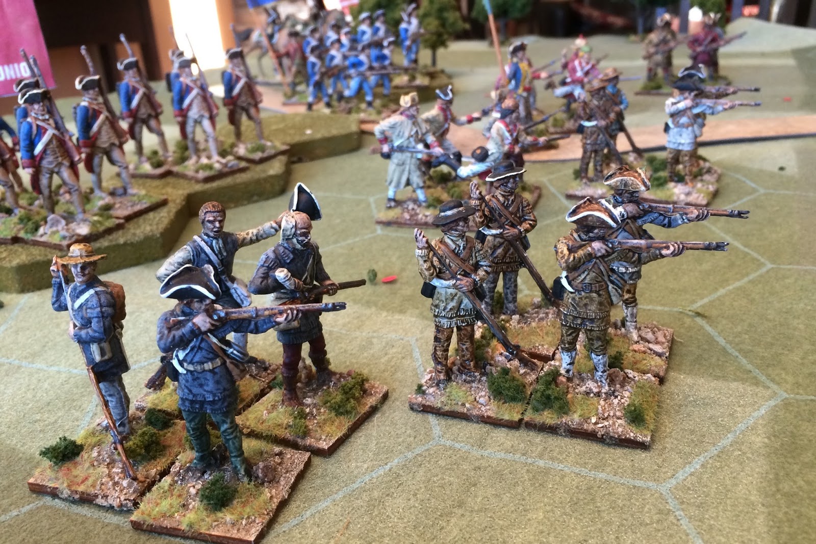 Bob's Miniature Wargaming Blog: Guilford Courthouse in 54mm