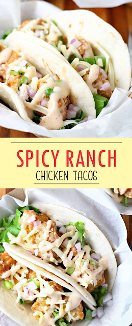 SPICY RANCH CHICKEN TACOS | EAT