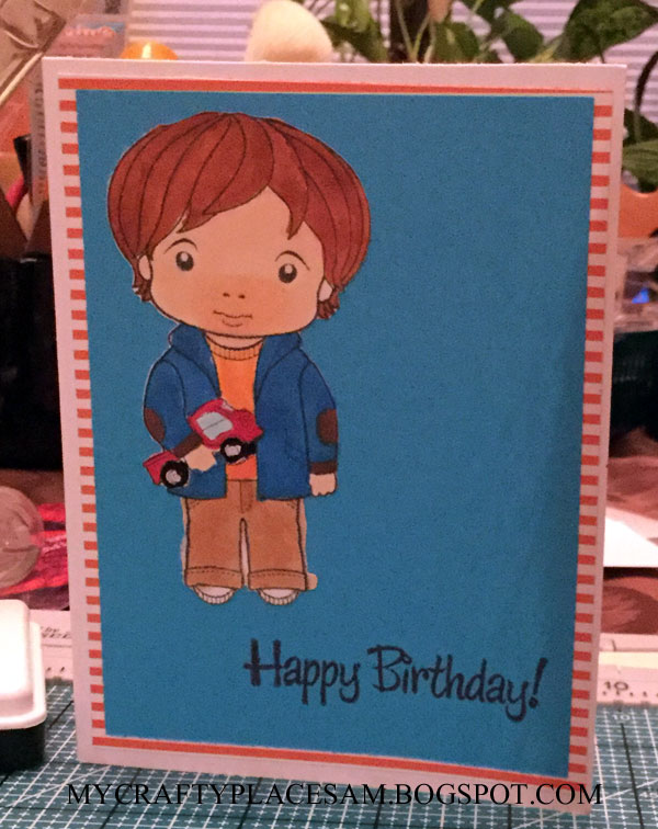 My Crafty Place: A Boy Card