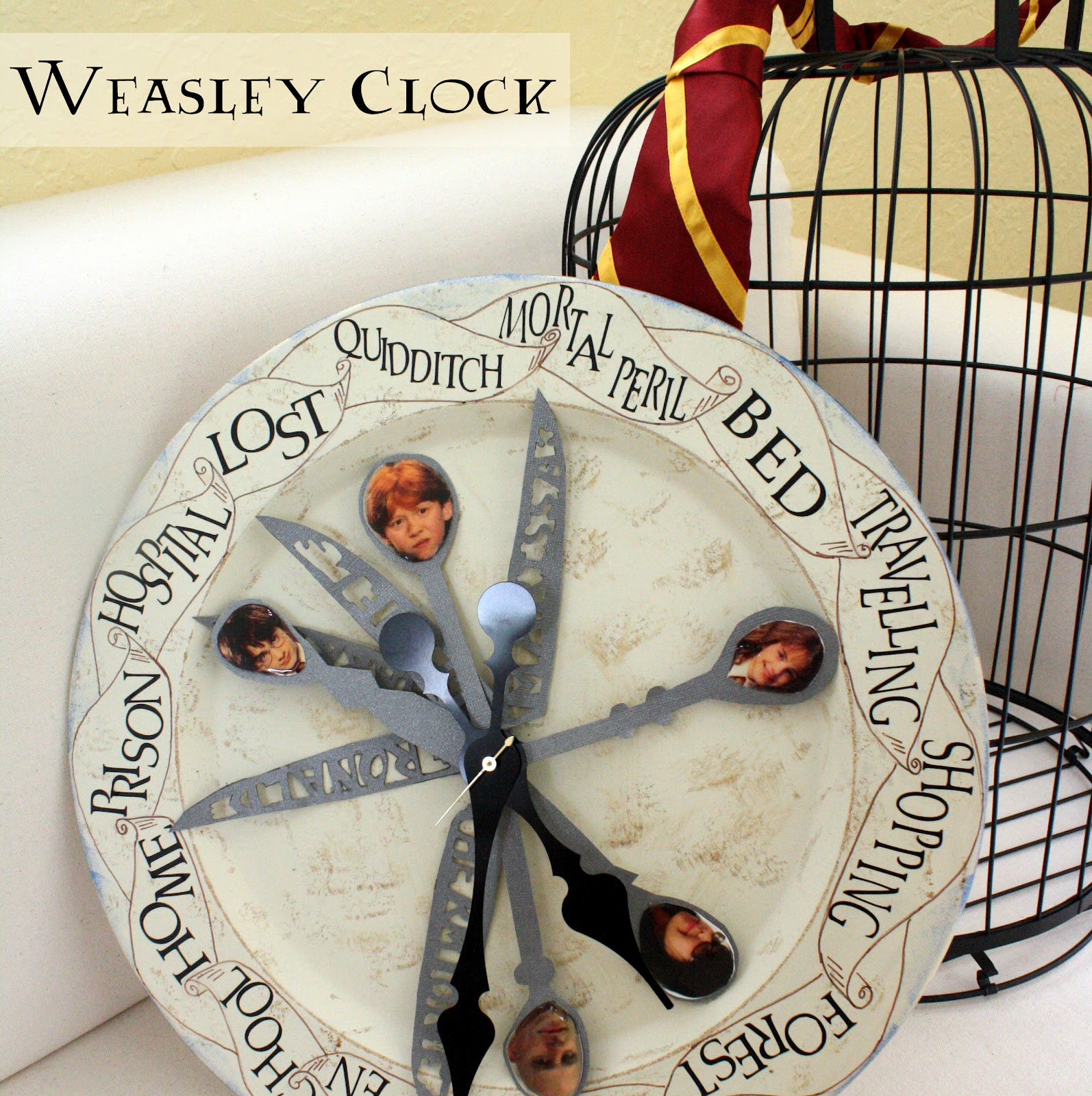 Rae Gun Ramblings Review Tutorial Weasley Family Clock Rae Gun Ramblings Review Tutorial Weasley Family Clock
