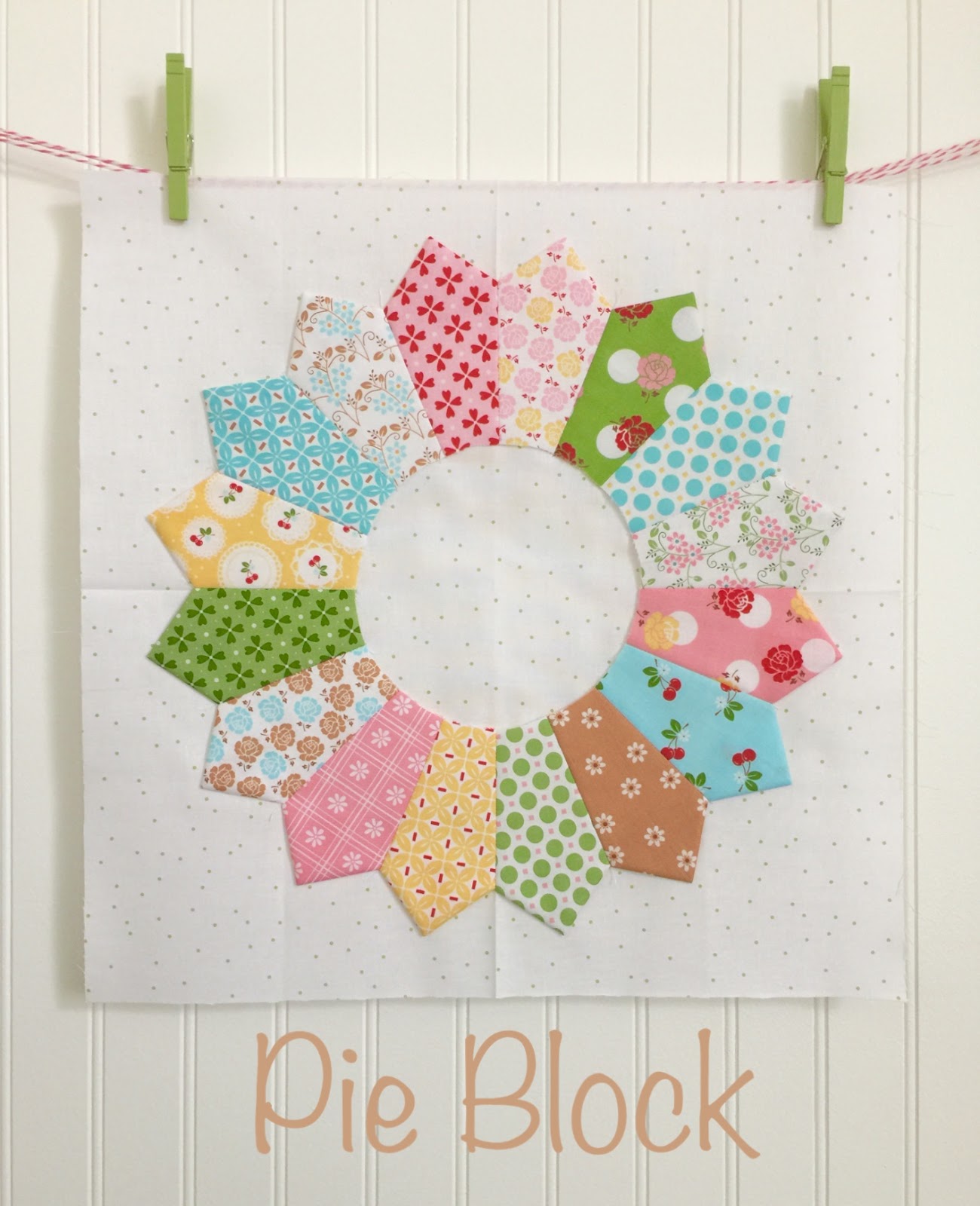 Sweetie Pie Sew Along - Week One - Pie Blocks!!! | Bee In My Bonnet ...