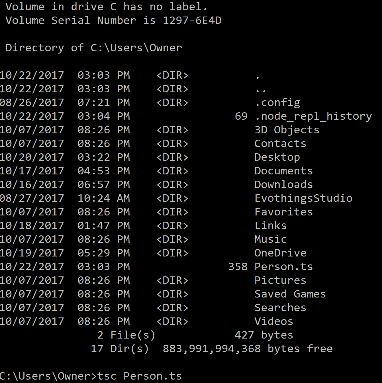 Compiling A Typescript File Using The Command Line