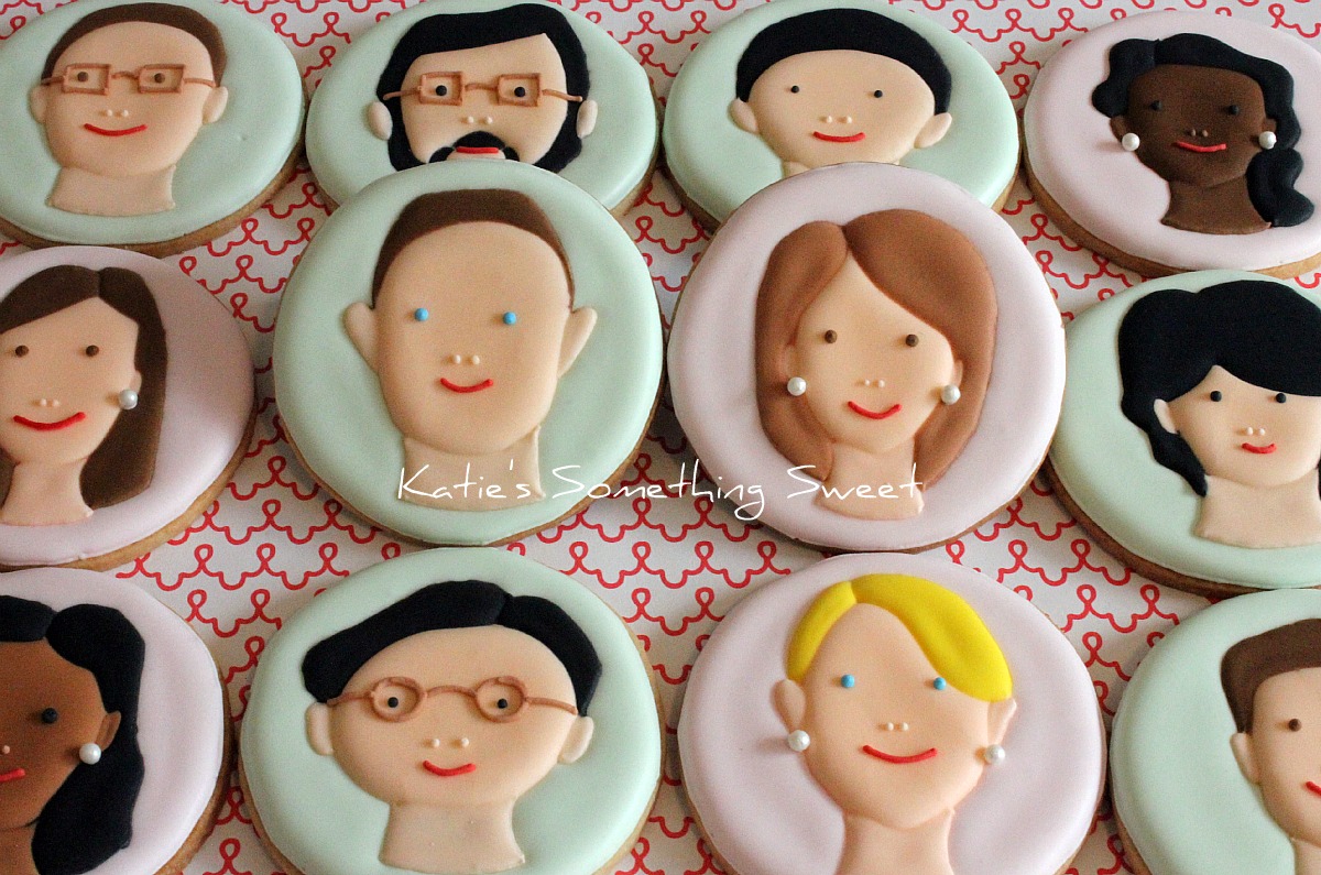 {Katie's Something Sweet}: Personalized Portrait Cookies