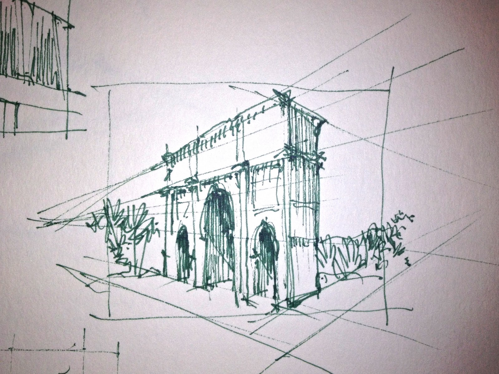 Monique Wintz: Sketching Exercises- Composition