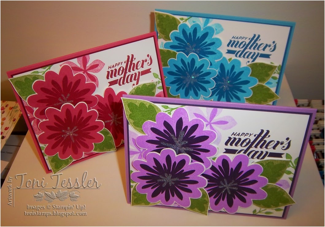 ToniStamps: Happy Mother's Day - cards and painted pitchers!
