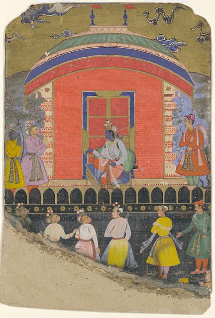 Arjunpuri in Qatar: Eight exquisite Mughal miniatures of the Ramayana ...