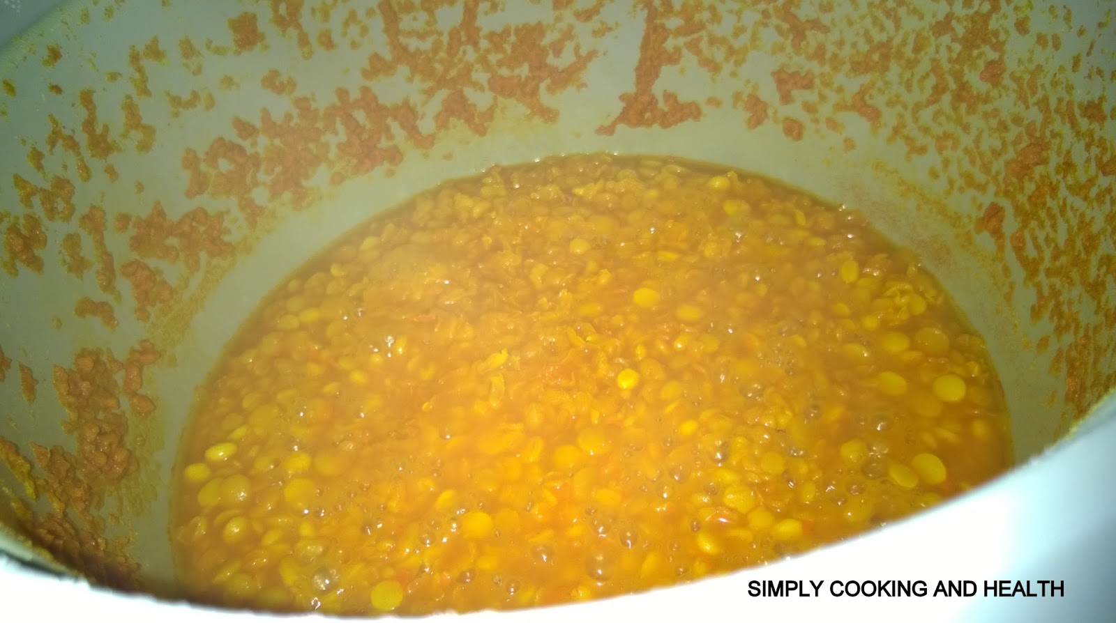Simply Cooking and Health: Vegetarian dal stew (Dalcha)