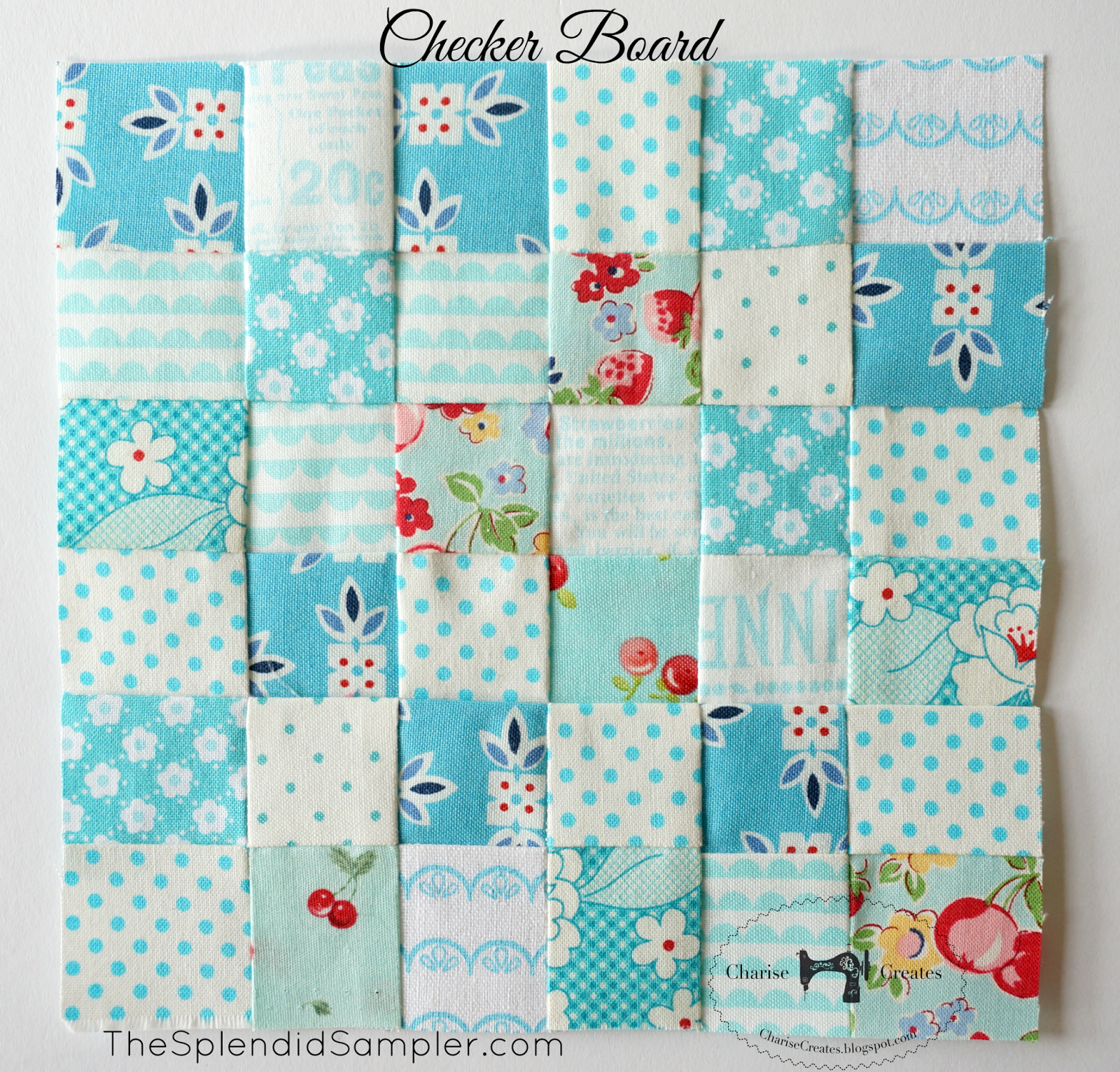 Charise Creates: Splendid Sampler ~ Crocheted Thoughts & Checker Board