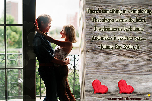 Greetings, Cards, Wishes, Messages: A Simple Hug